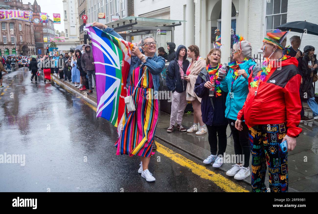 Brighton UK 5th August 2023 - Thousands take part in the Brighton ...