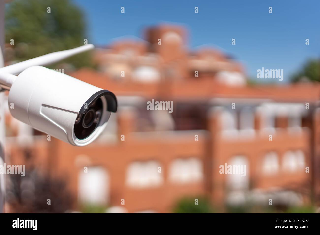 Security camera with wifi antenna for the surveillance of houses ...