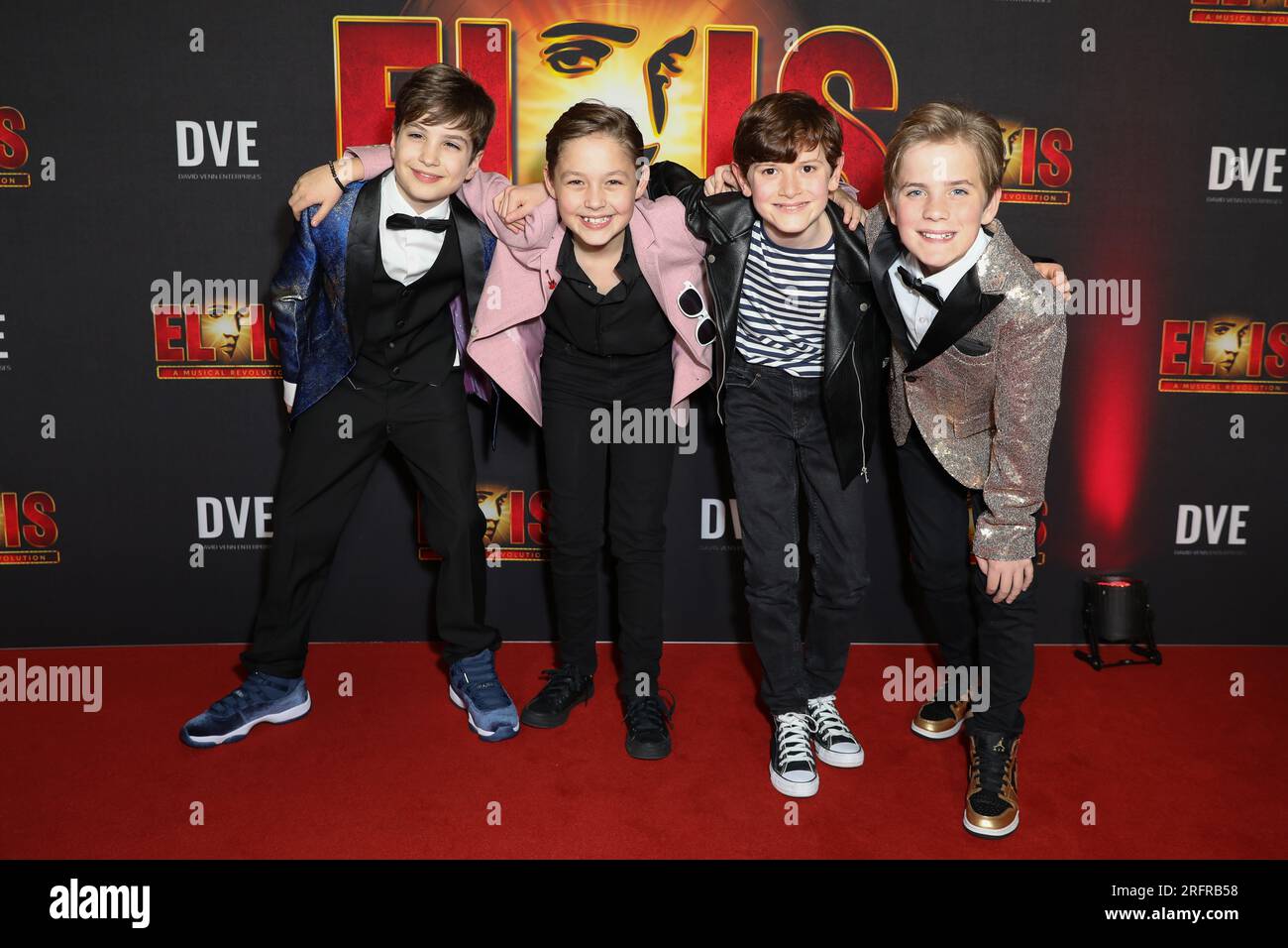 August 5, 2023: RHYS HANKEY, FINN WALSHAM, TOMMY KENT and OLIVER ...