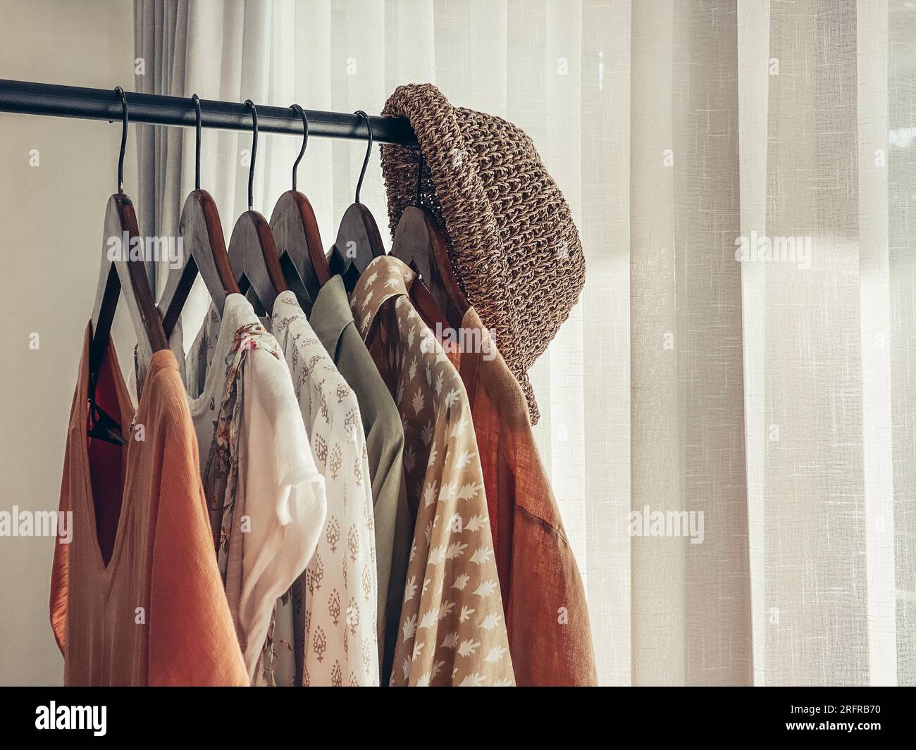 Dressing room clothes rack hi-res stock photography and images - Alamy
