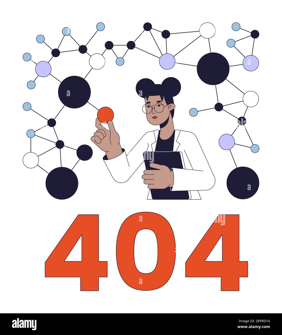 Scientist experiment african Stock Vector Images - Alamy