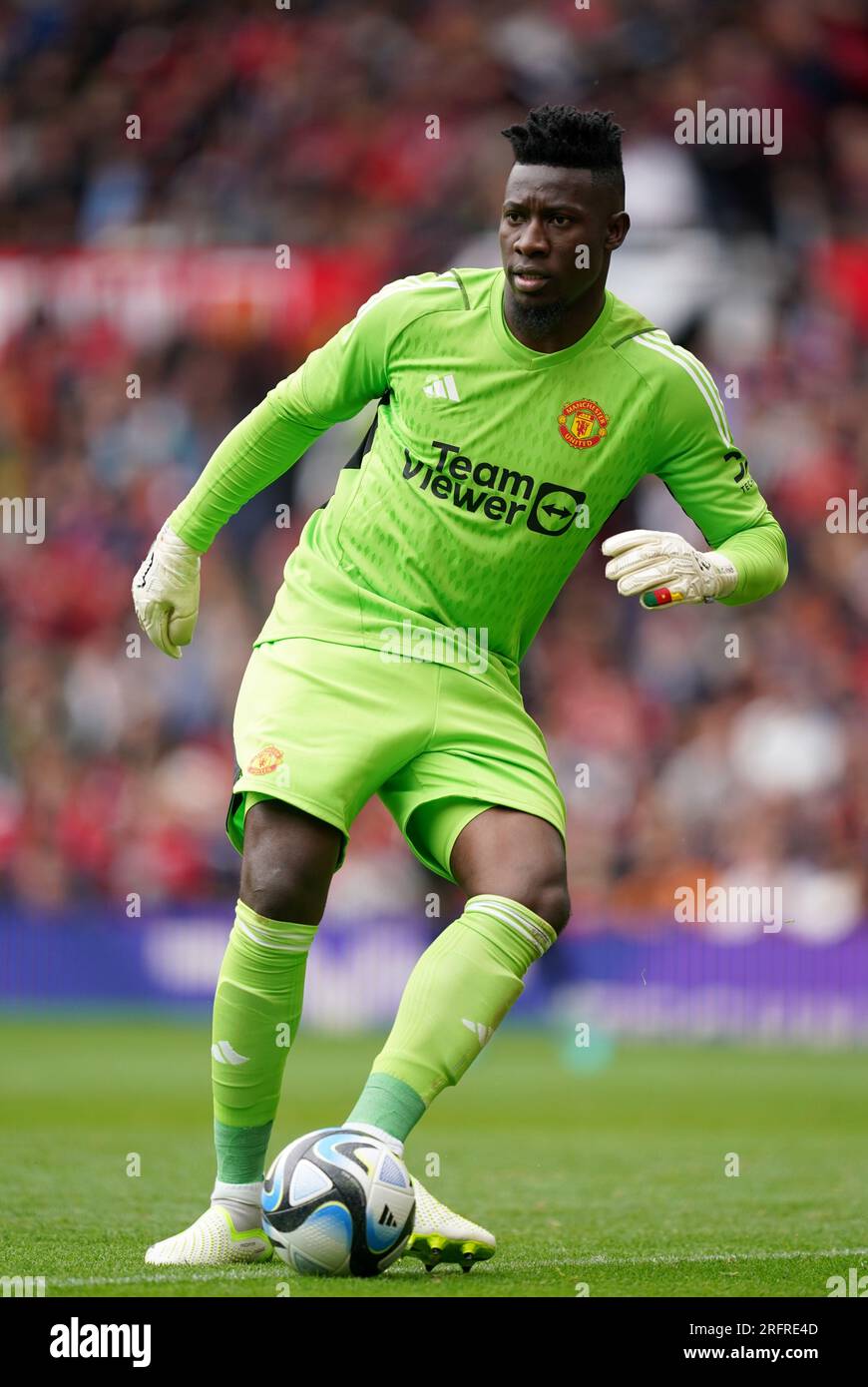 Manchester United goalkeeper Andre Onana during the pre-season friendly ...