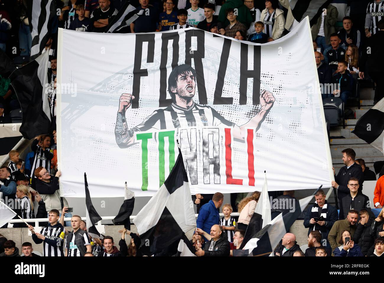 Newcastle united is presented to the fans hi-res stock photography and ...