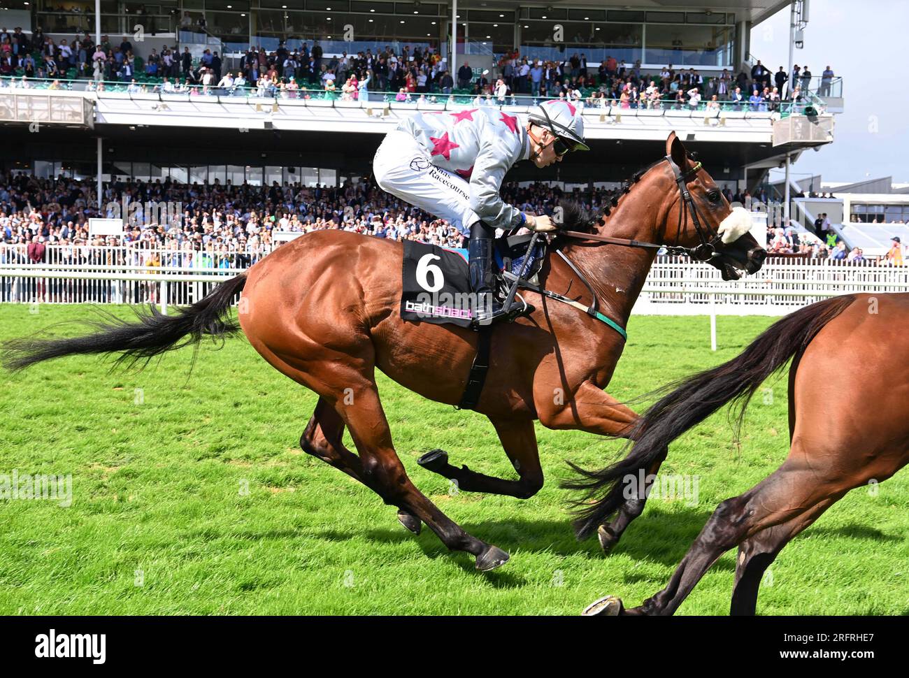 Bottler'secret and Dylan Browne McMonagle wins the Bathshack Maiden during day six of the Galway ...
