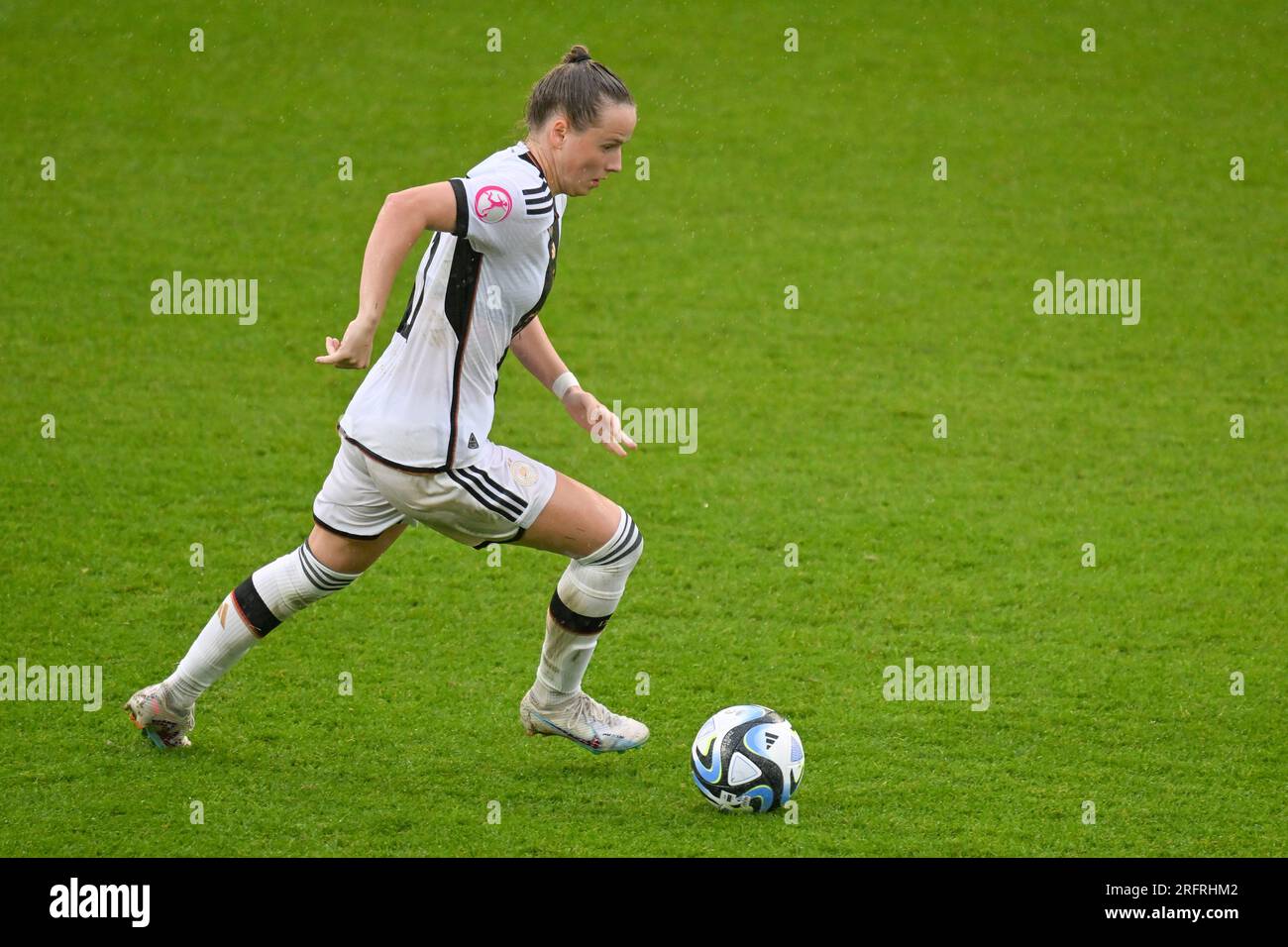 Franziska Kett (11) of Germany pictured during a female soccer game between the national women ...