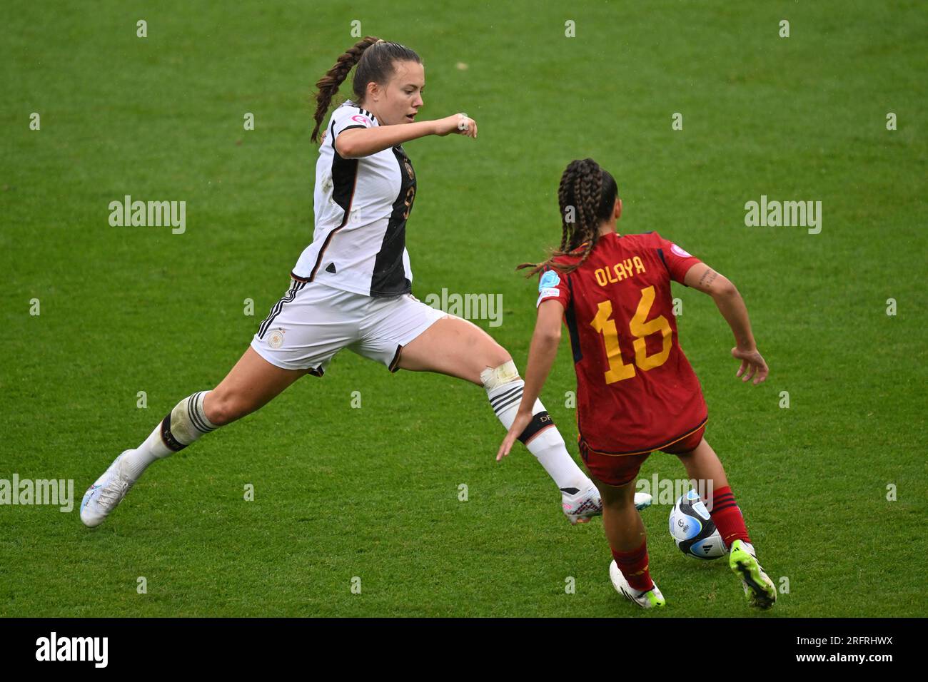 Mara Alber (9) of Germany pictured during a female soccer game between the national women under ...