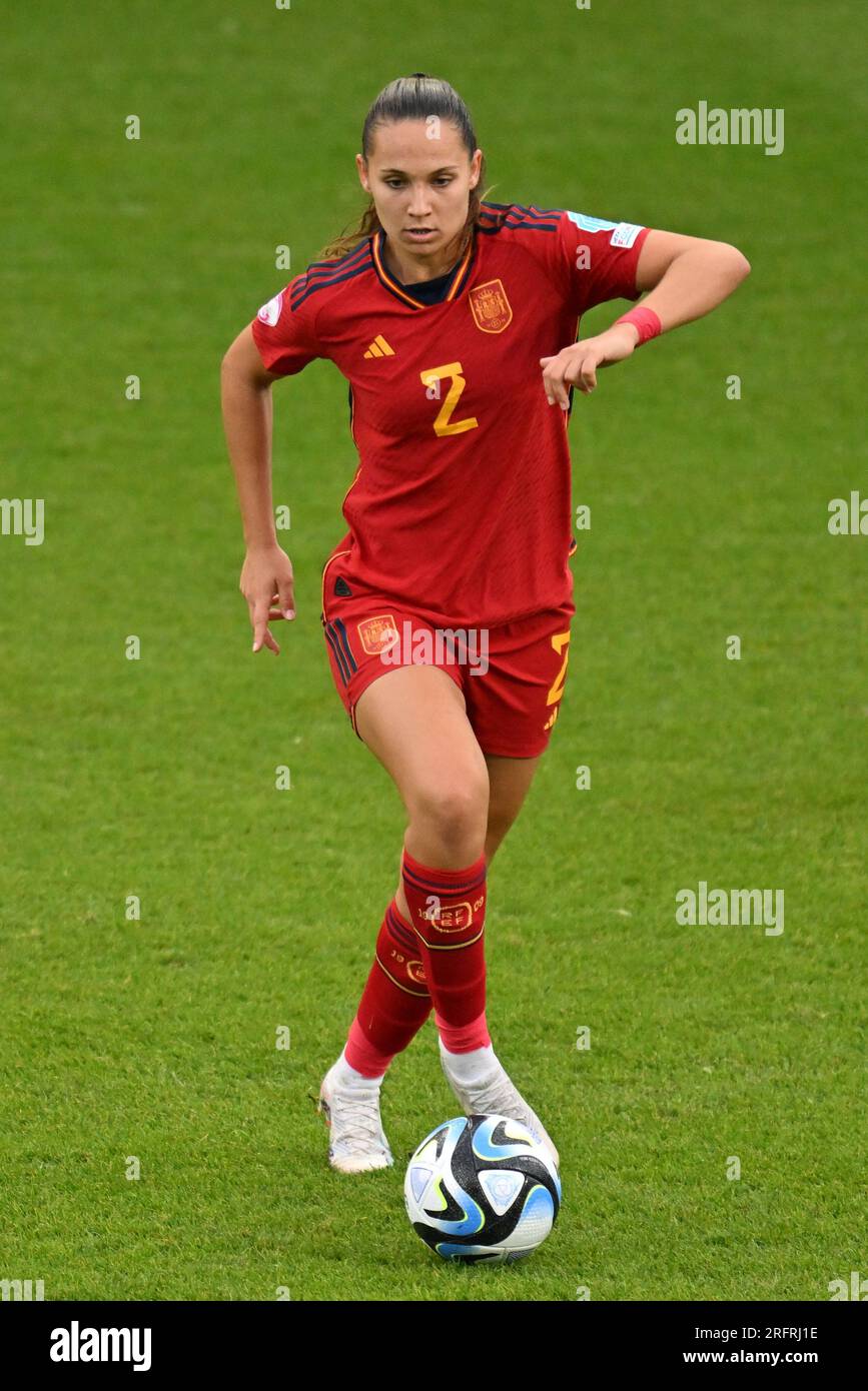 Martina Fernandez (2) of Spain pictured during a female soccer game ...