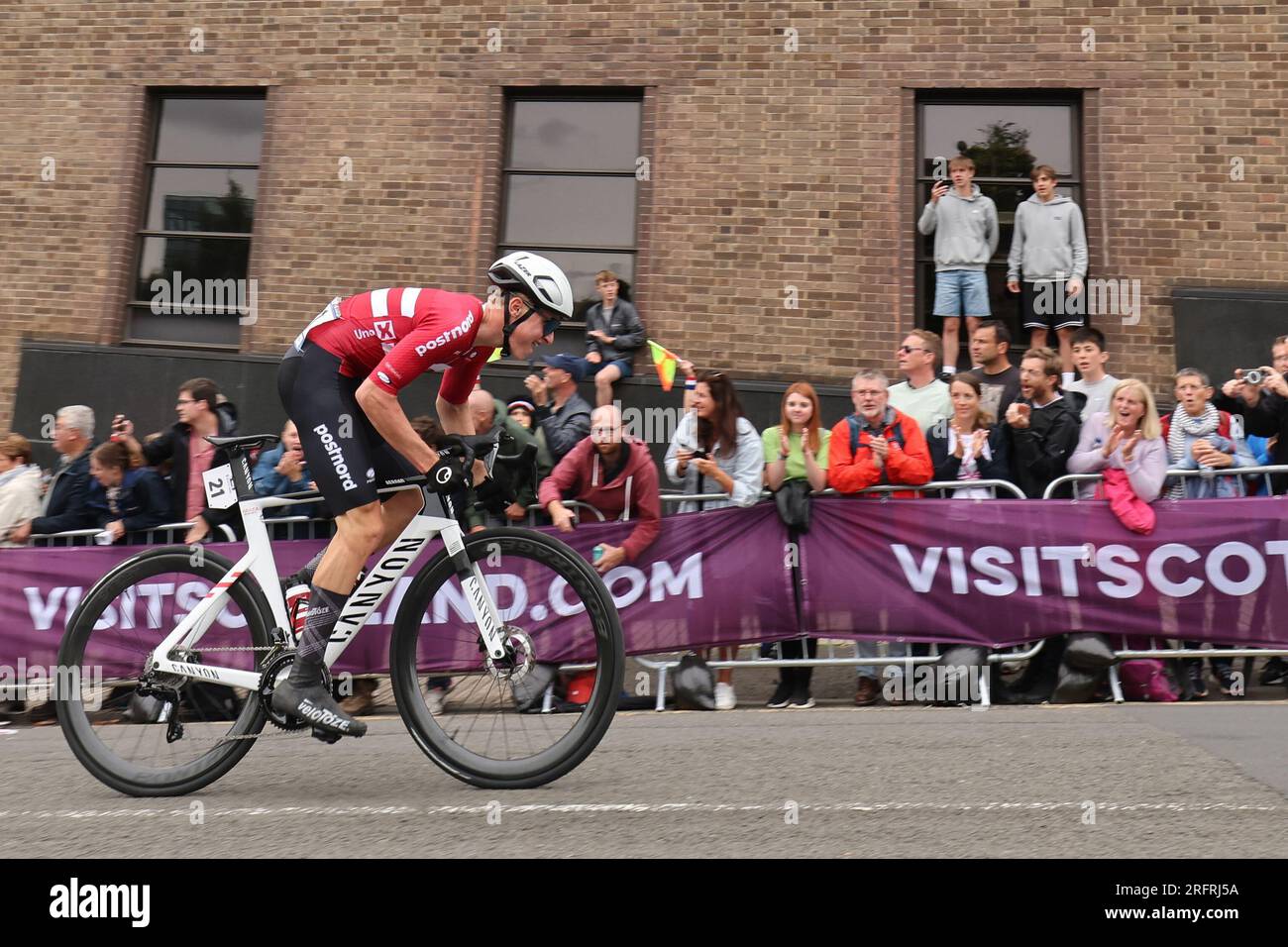 Glasgow, UK. 05th Aug, 2023. Danish Albert Philipsen pictured in action ...