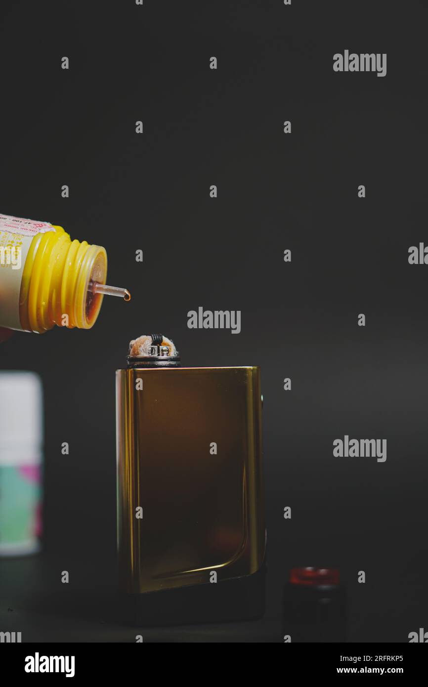 Top-up liquid smoking electronic cigarettes. Vape smoke. Electronic ...