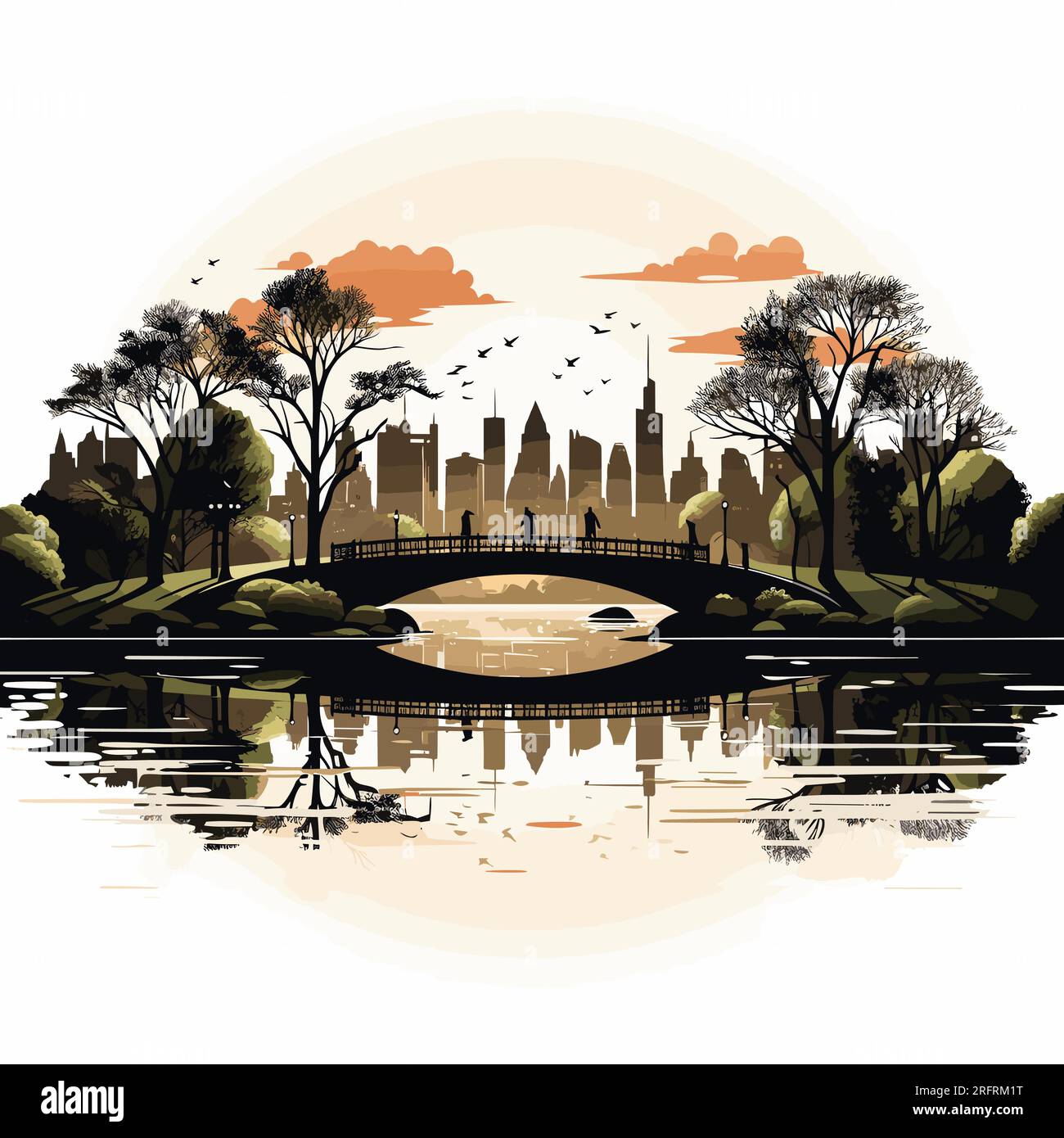 Central park attraction Stock Vector Images - Alamy