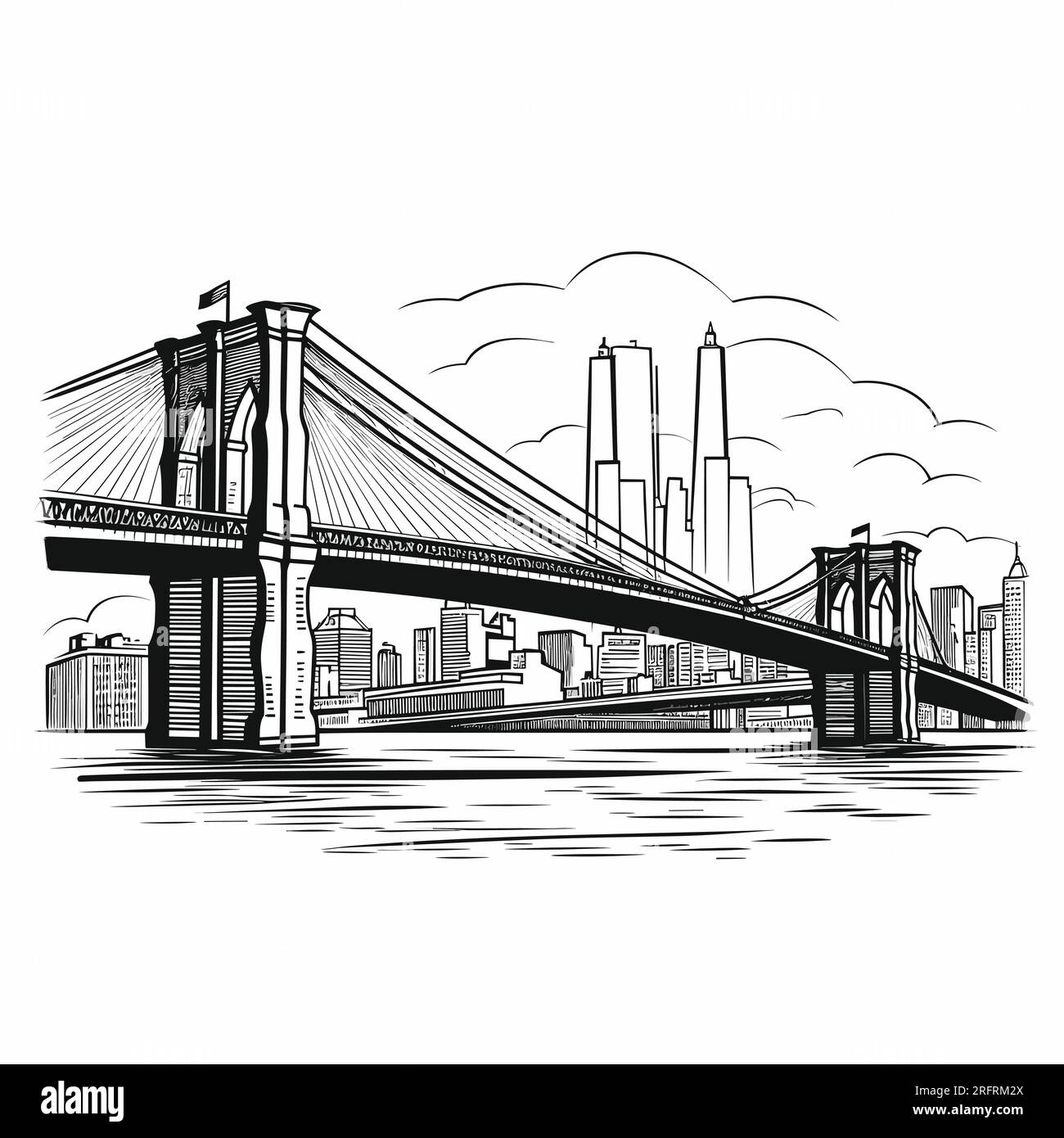 Brooklyn tourist attraction Stock Vector Images - Alamy