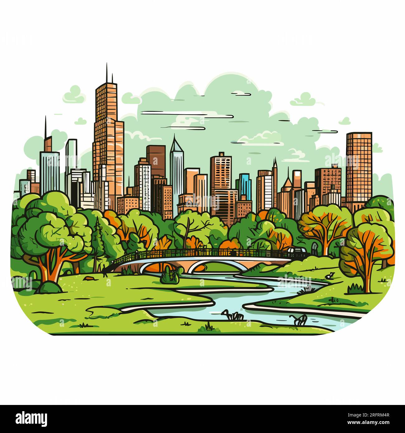 Central Park Clipart