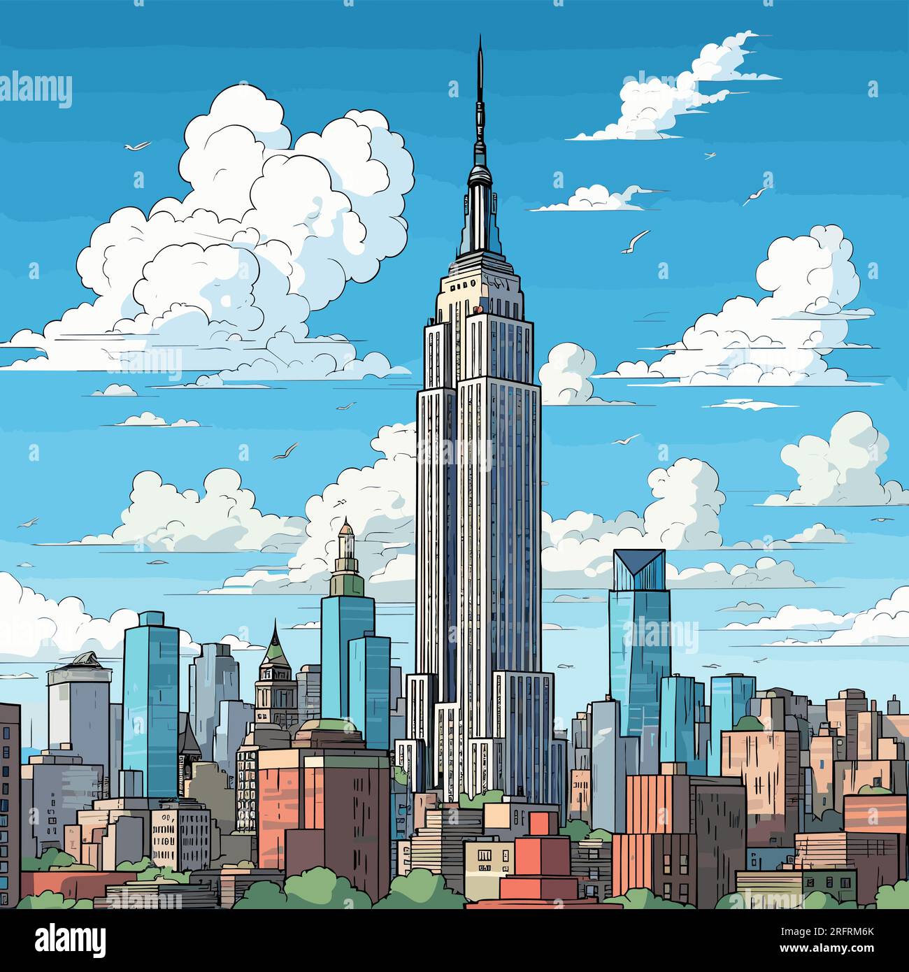Empire State Building Vector