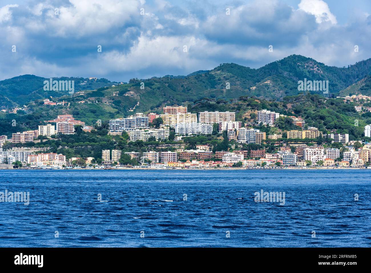 High-rise buildings and apartment blocks on the seafront of the city of ...