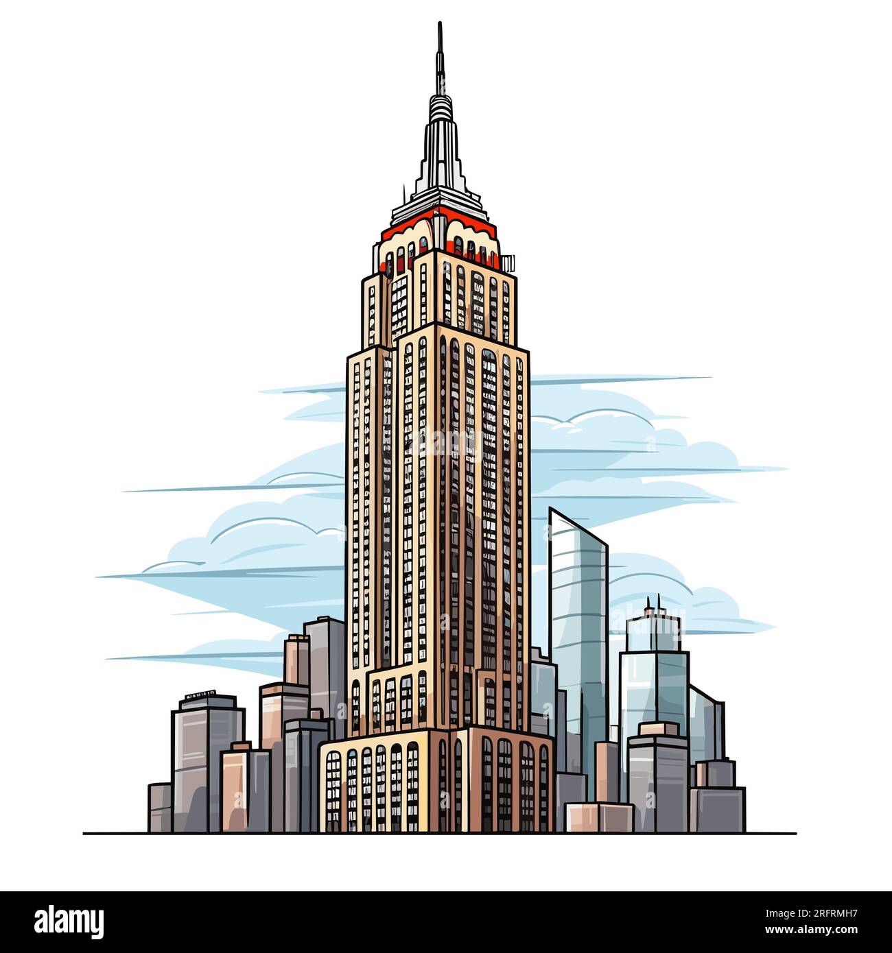 Empire State Building Vector
