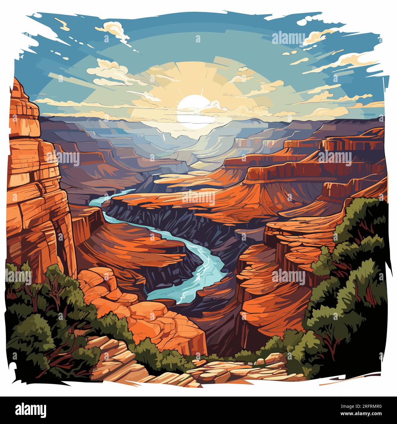 Arizona tourist destination Stock Vector Images - Alamy