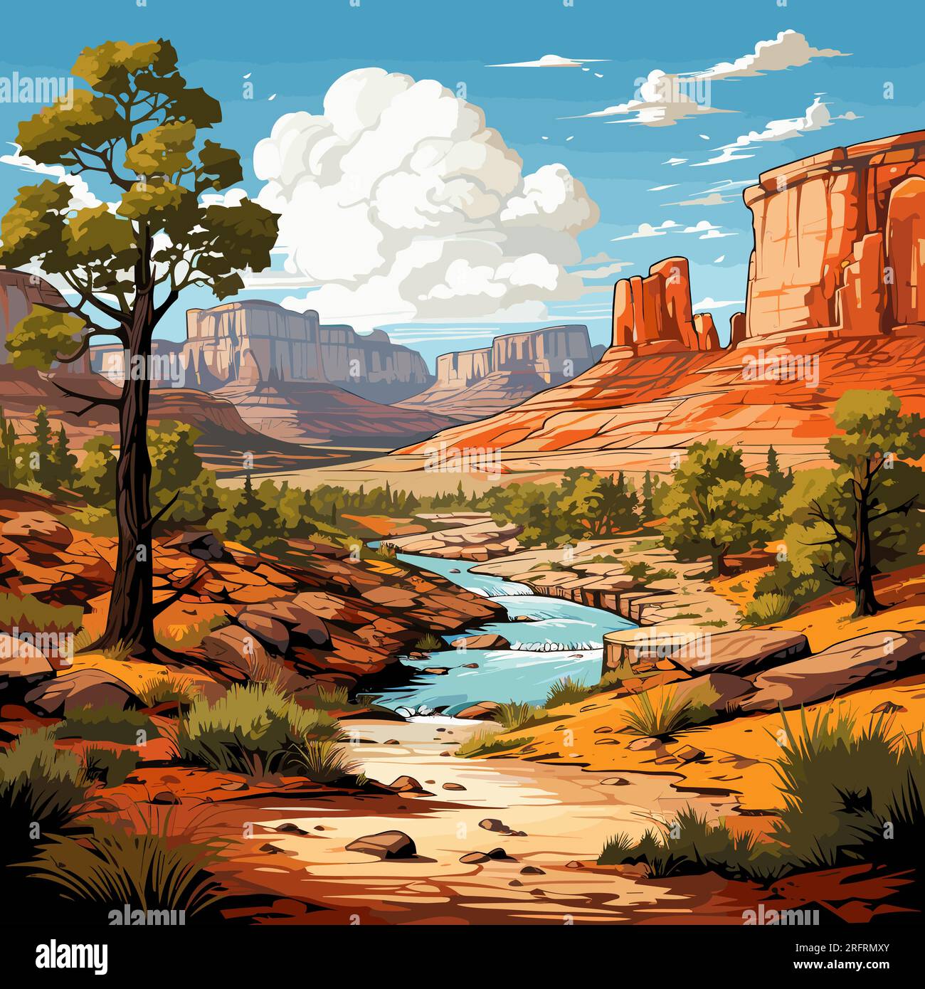 Arizona tourist destination Stock Vector Images - Alamy