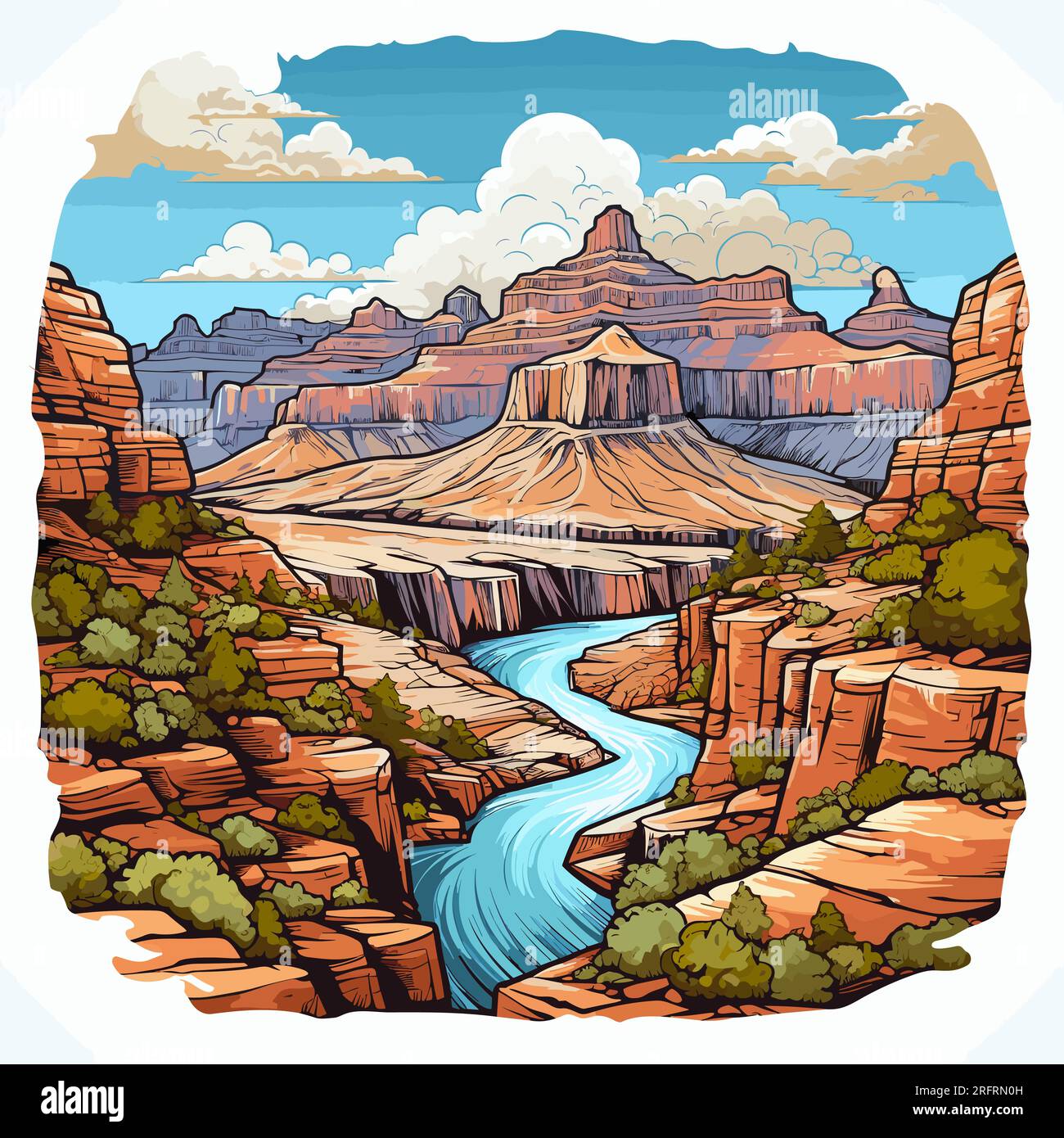 Arizona tourist destination Stock Vector Images - Alamy