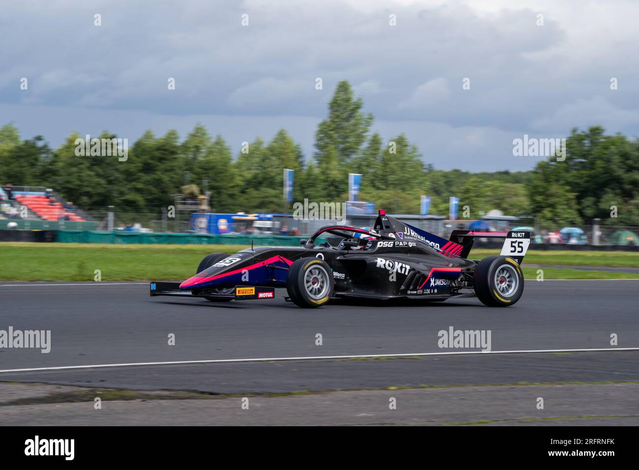 Dion GOWDA -Rodin Carlin British F4 Championship Croft Stock Photo - Alamy