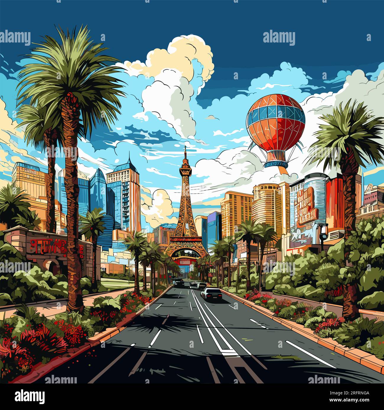 Las vegas tourist Stock Vector Images - Alamy