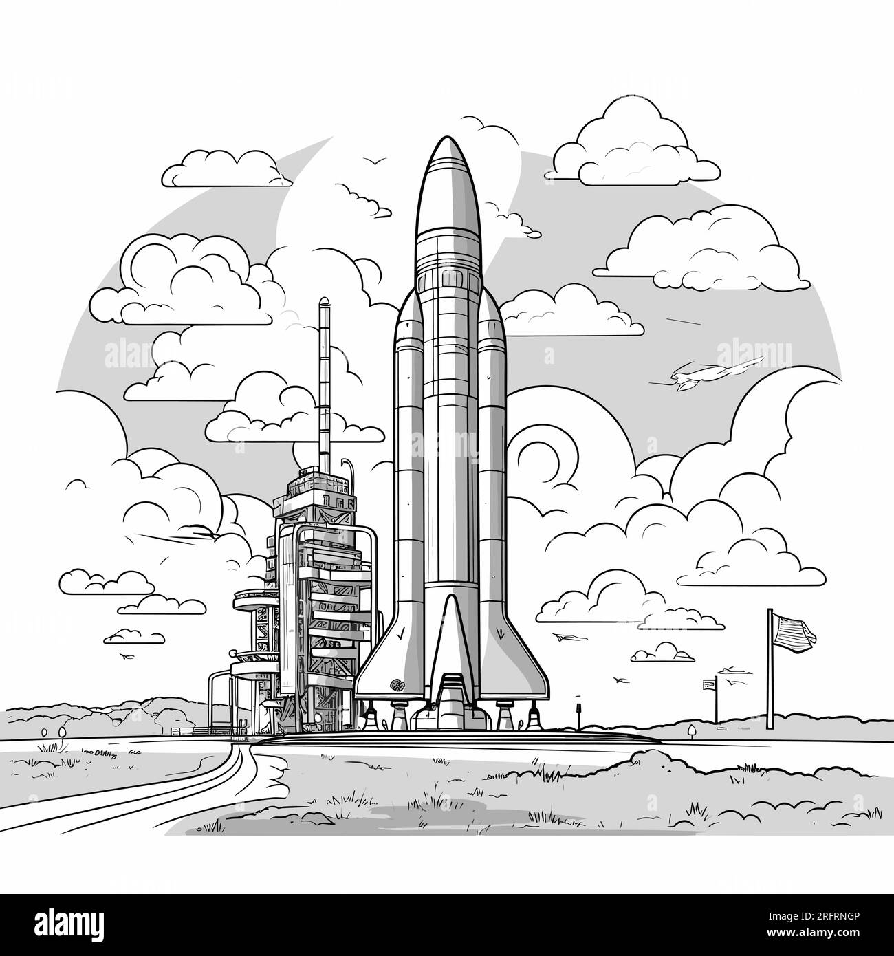 Kennedy space center nasa launch Cut Out Stock Images & Pictures - Alamy