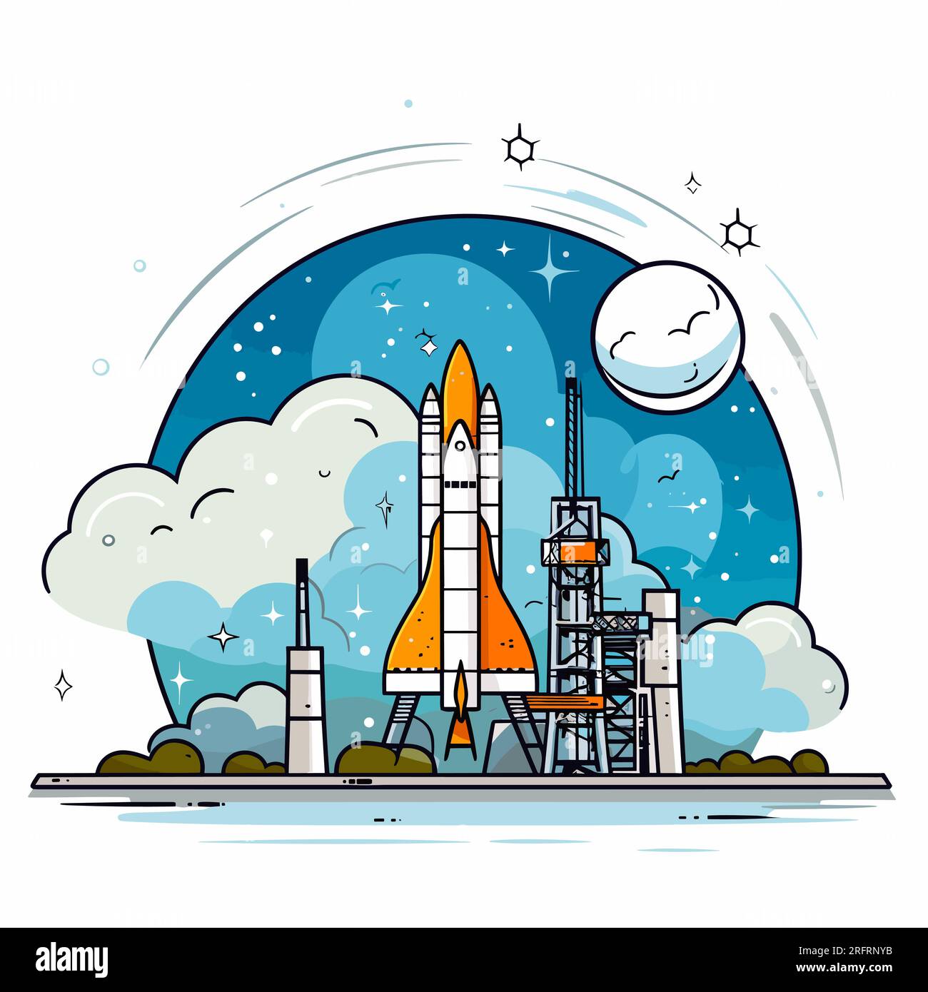 Florida launch Stock Vector Images - Alamy