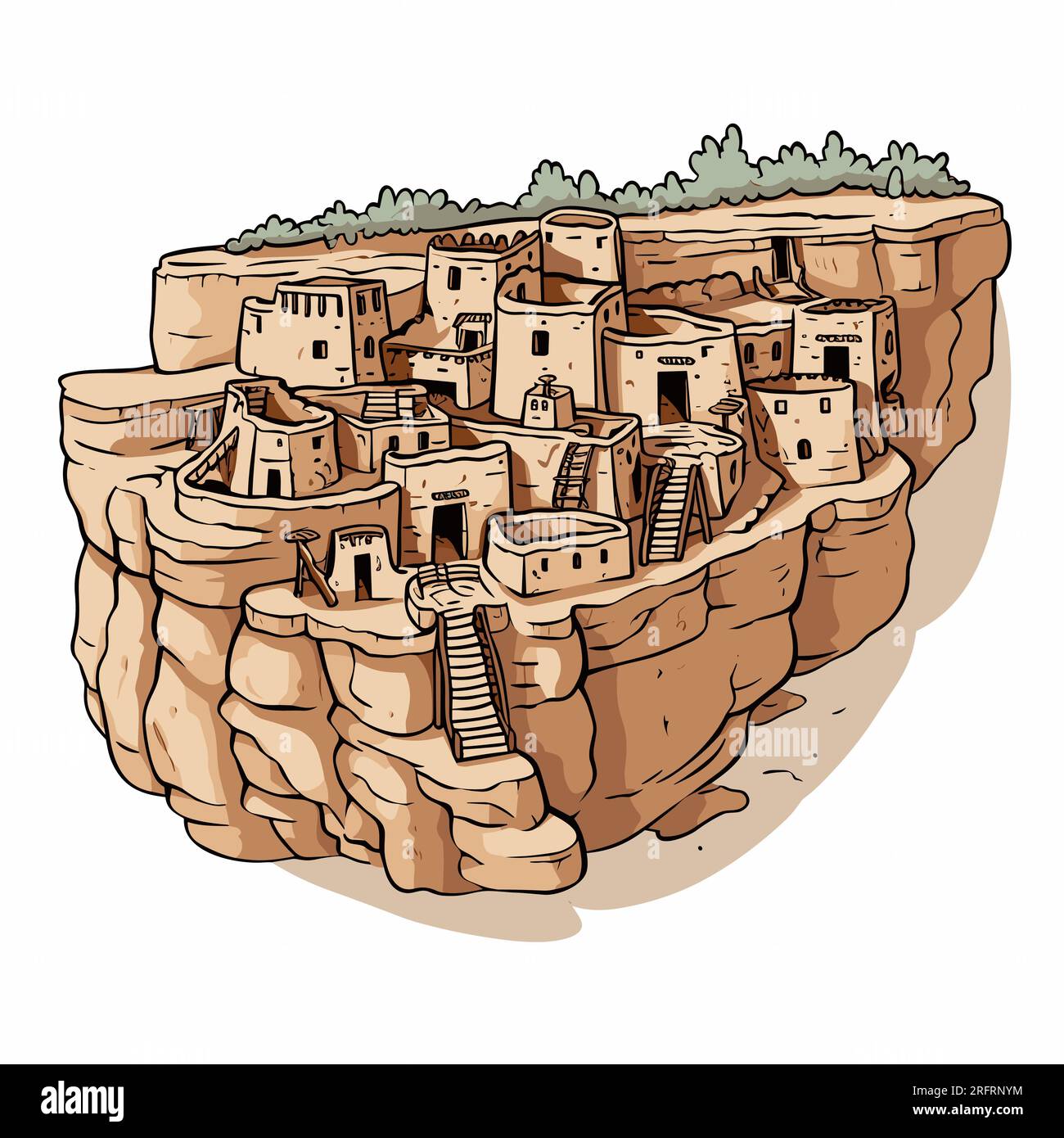 Usa mesa verde national park national park Stock Vector Images - Alamy