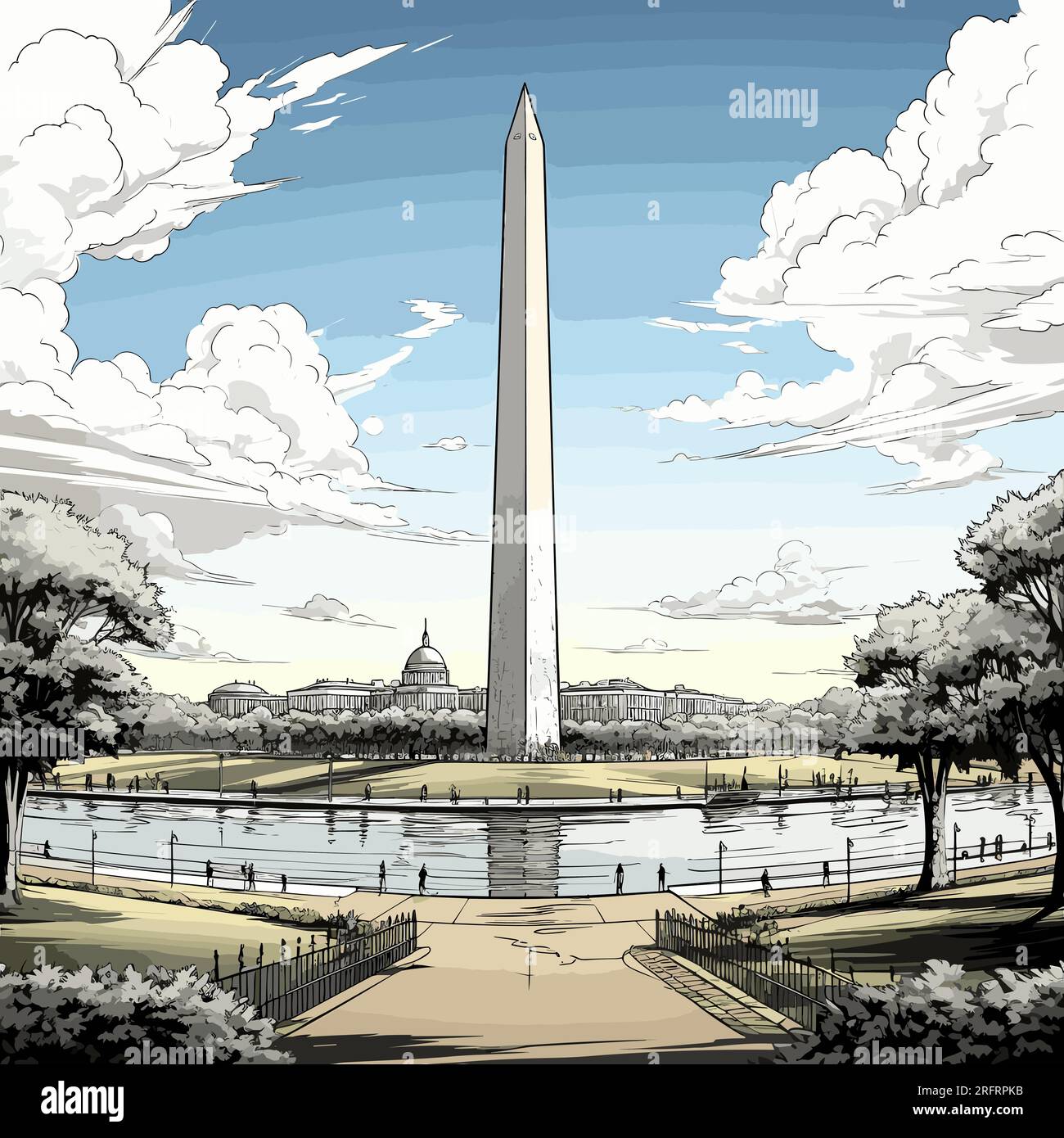 Washington Monument Vector