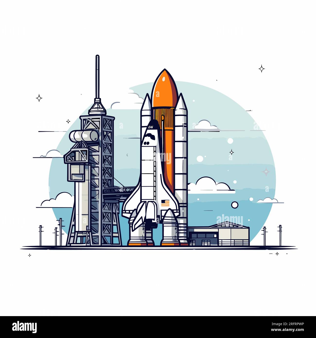 Kennedy space center nasa launch Cut Out Stock Images & Pictures - Alamy