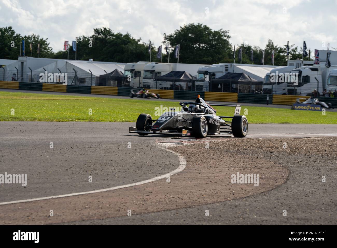 Qualifying during the British Touring Car Championship at Croft Circuit ...
