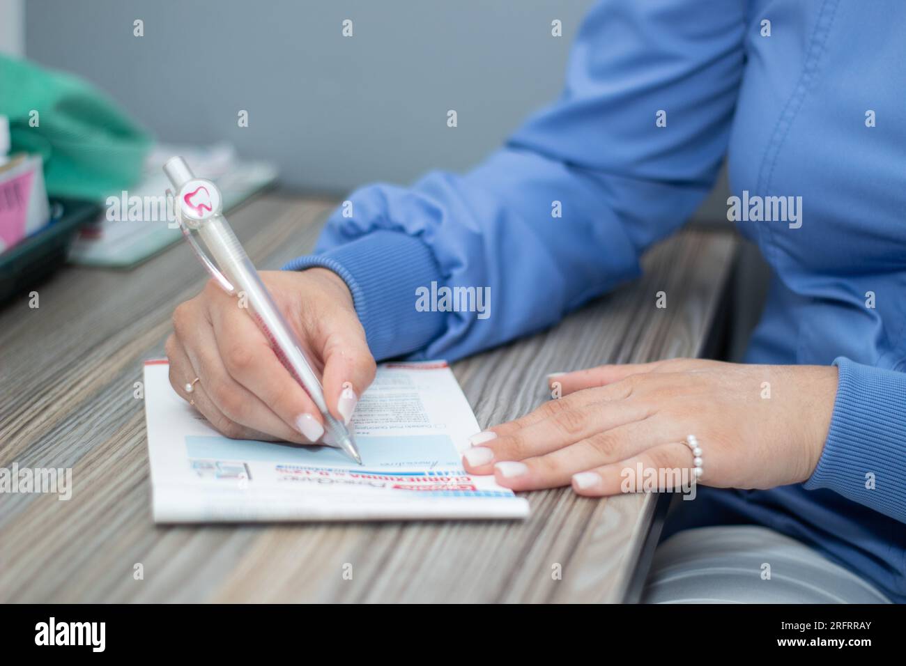 Dental prescription hi-res stock photography and images - Alamy