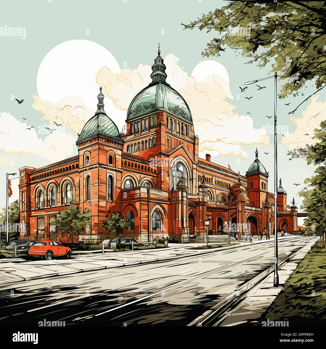 Union station Stock Vector Images - Alamy