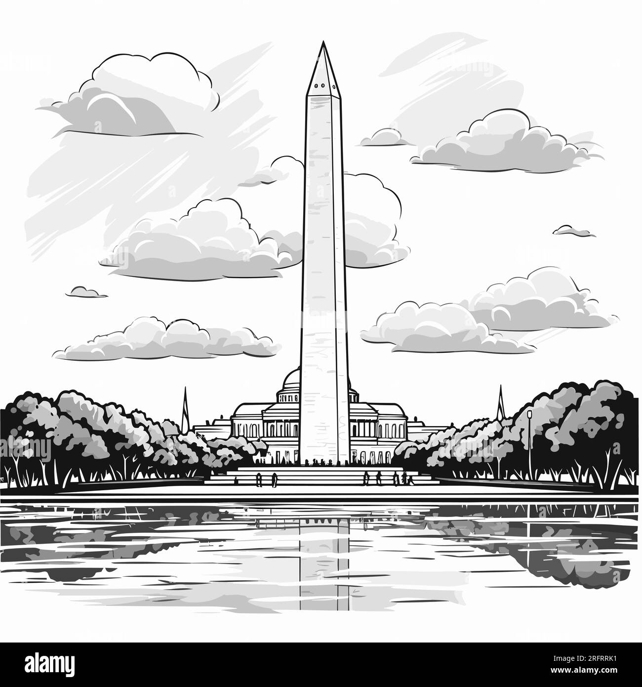 Washington Monument Drawing