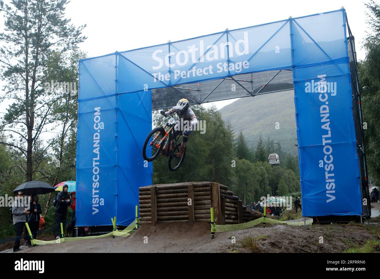 Great Britain's Charlie Hatton in action in the downhill mountain bike ...