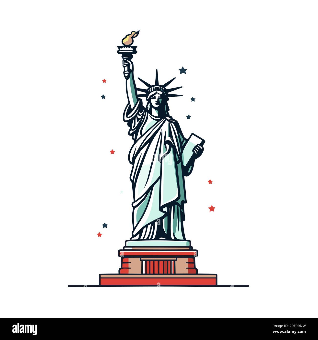 Statue Of Liberty Doodle