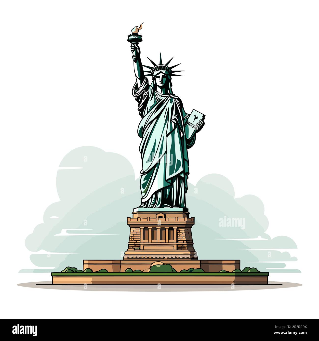 Statue Of Liberty Doodle