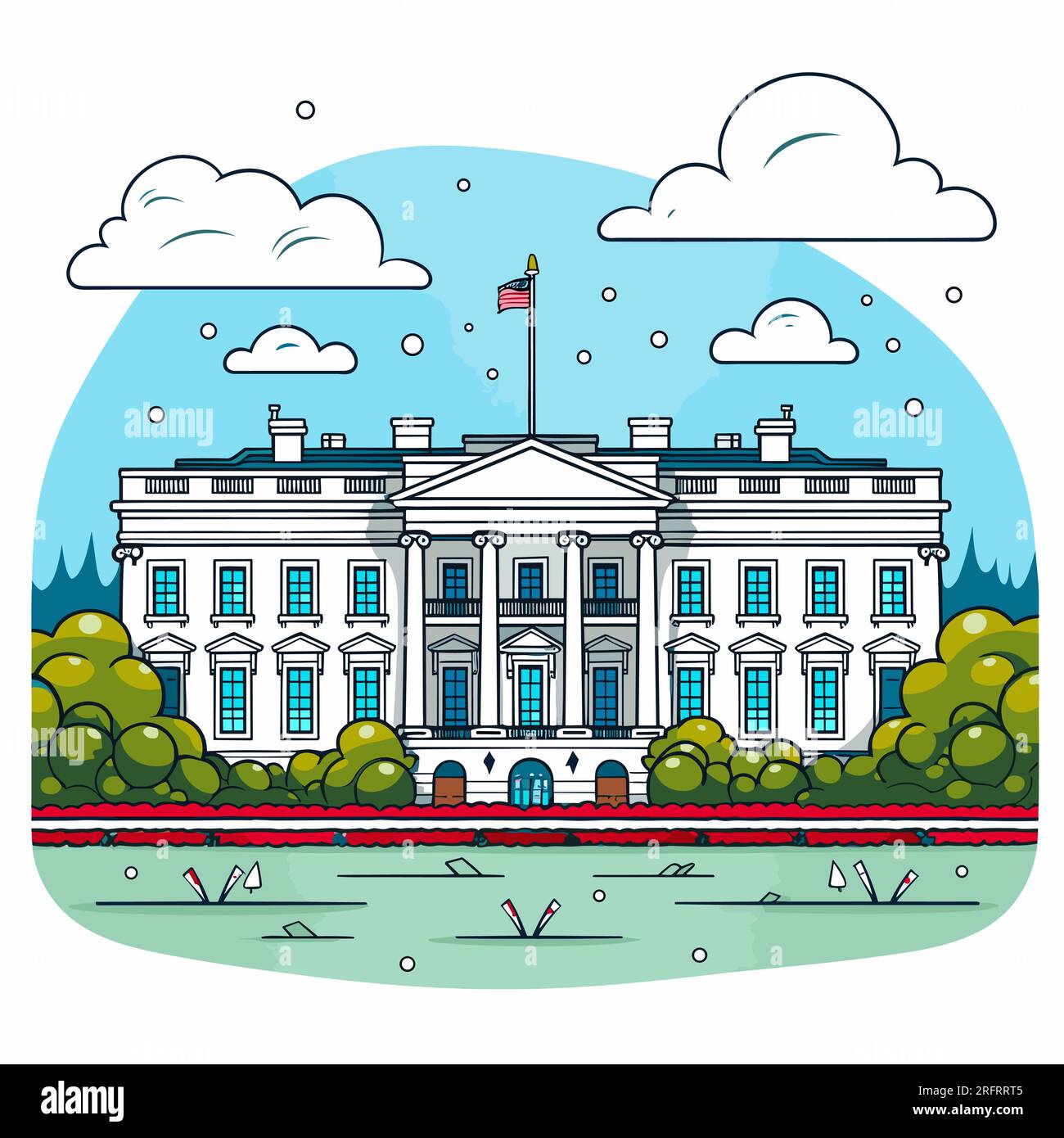 White House Clip Art White House Icon Vector Art, Icons, And Graphics
