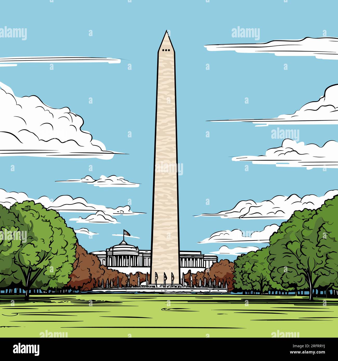 Washington Monument Cartoon Washington Monument Time Lapse On A Clear