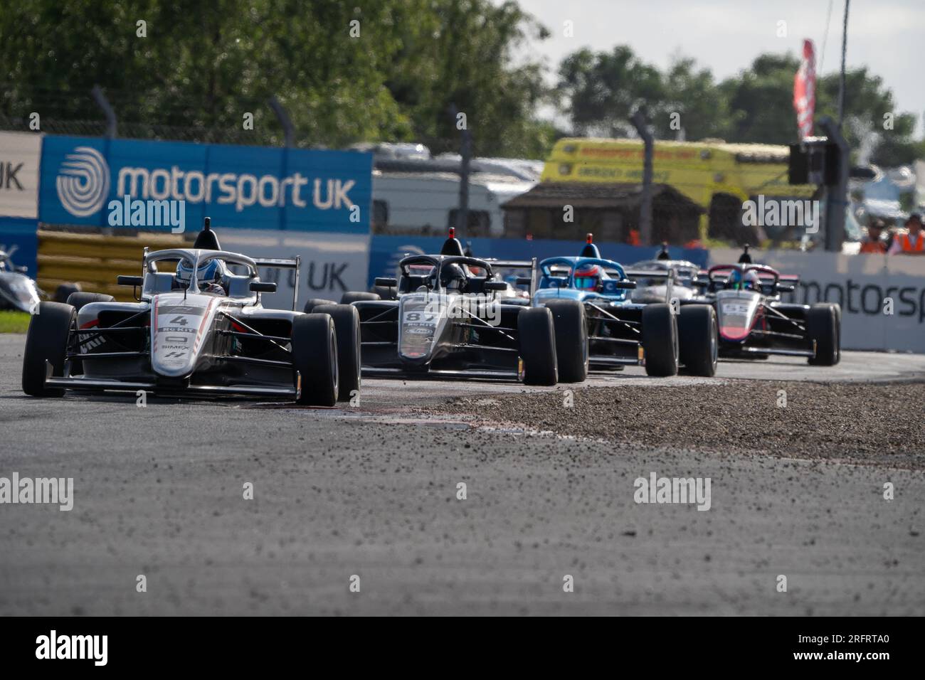 Qualifying during the British Touring Car Championship at Croft Circuit ...