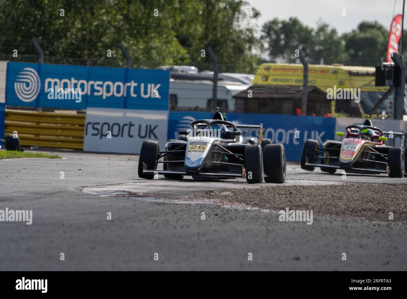 Isaac BARASHI - Phinsys by Argenti British F4 Championship Croft Stock Photo - Alamy