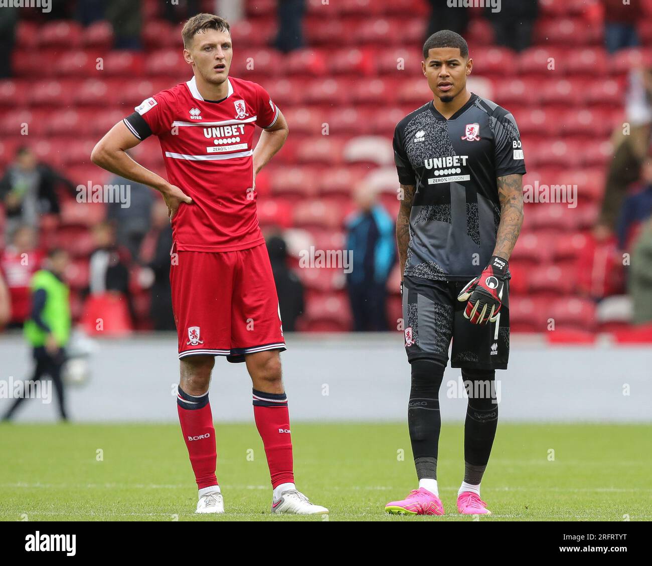 Middlesbrough, UK. 05th Aug, 2023. A dejected Dael Fry #6 of ...