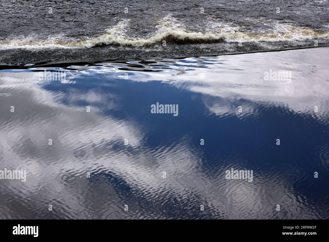 river at Chester Stock Photo - Alamy