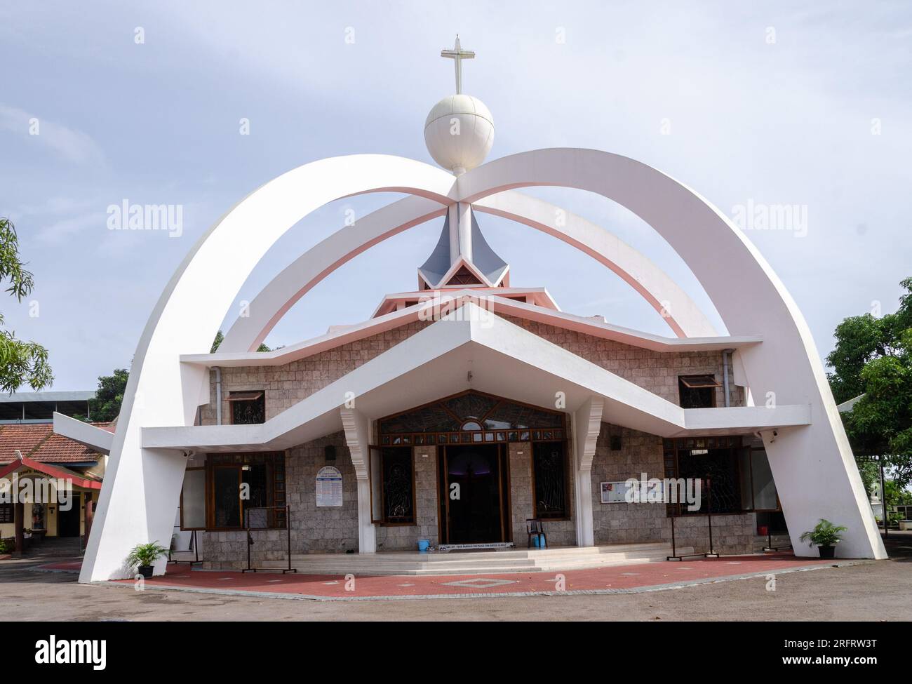 The Infant Jesus Shrine at Bikarnakatte, Mangalore, India Stock Photo ...