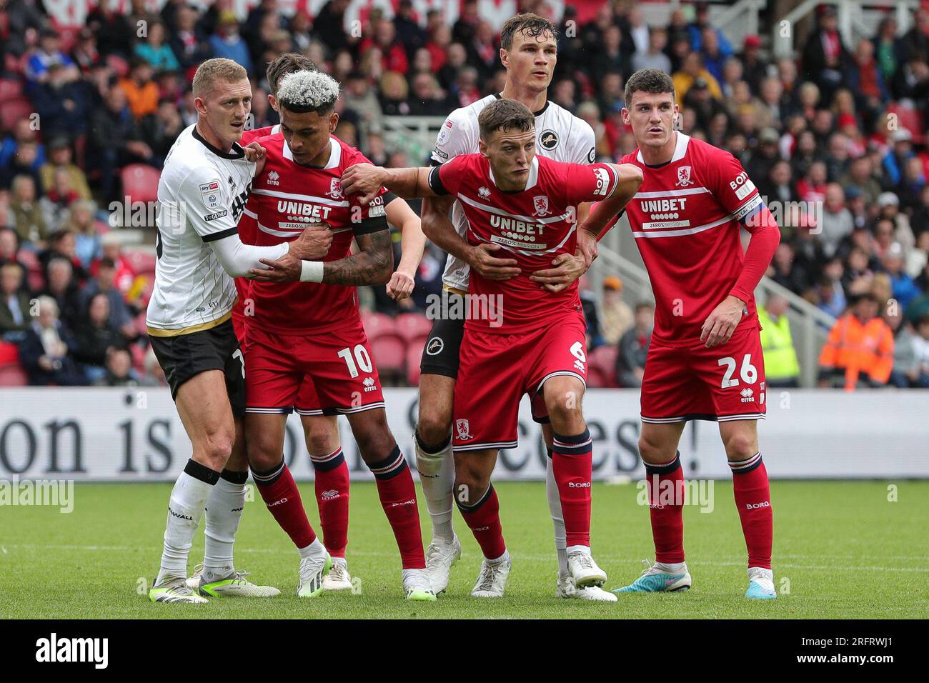 Middlesbrough, UK. 05th Aug, 2023. Morgan Rogers #10 of Middlesbrough ...