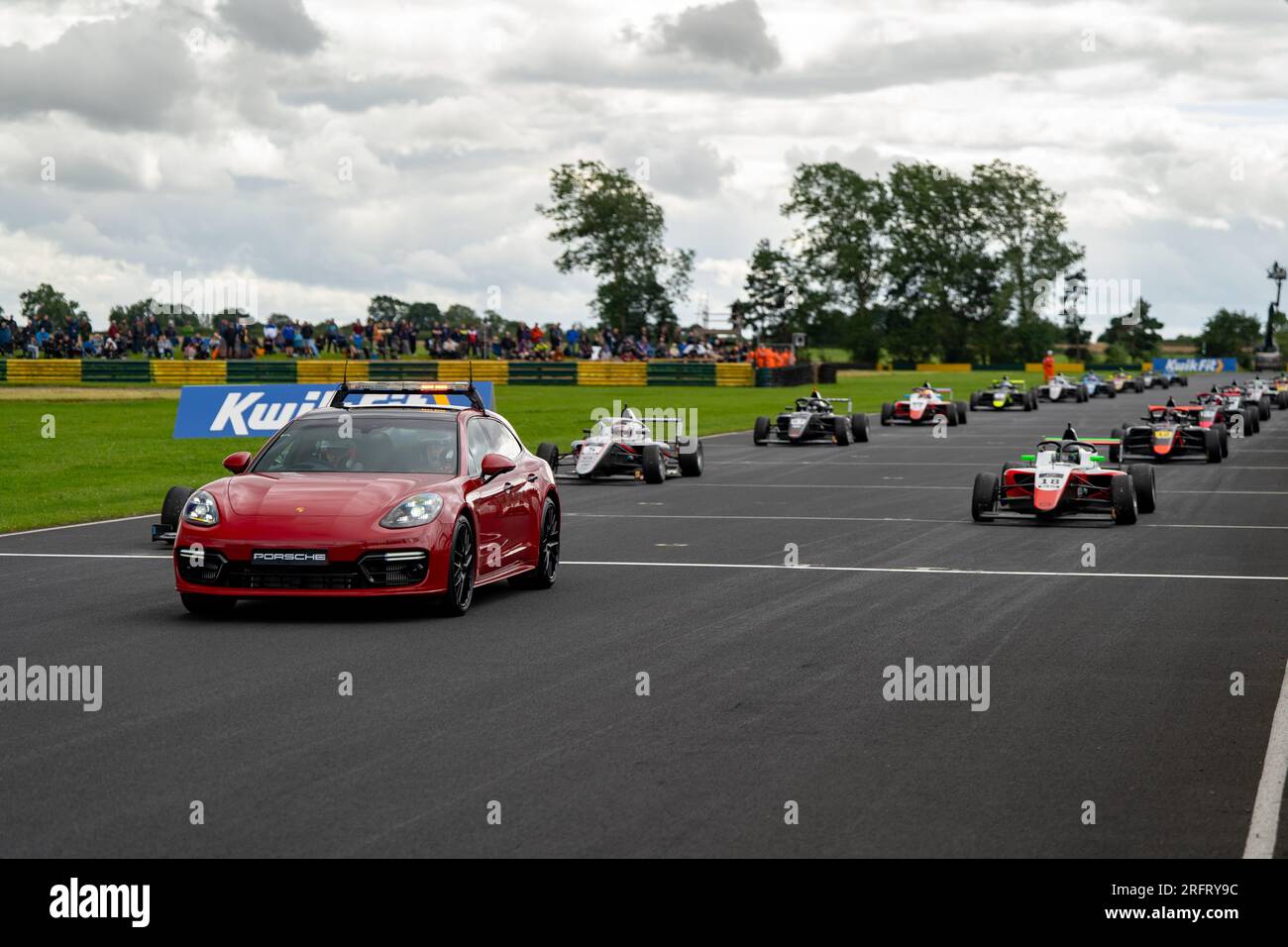 British F4 Championship Grid Croft Circuit 2023 Stock Photo - Alamy