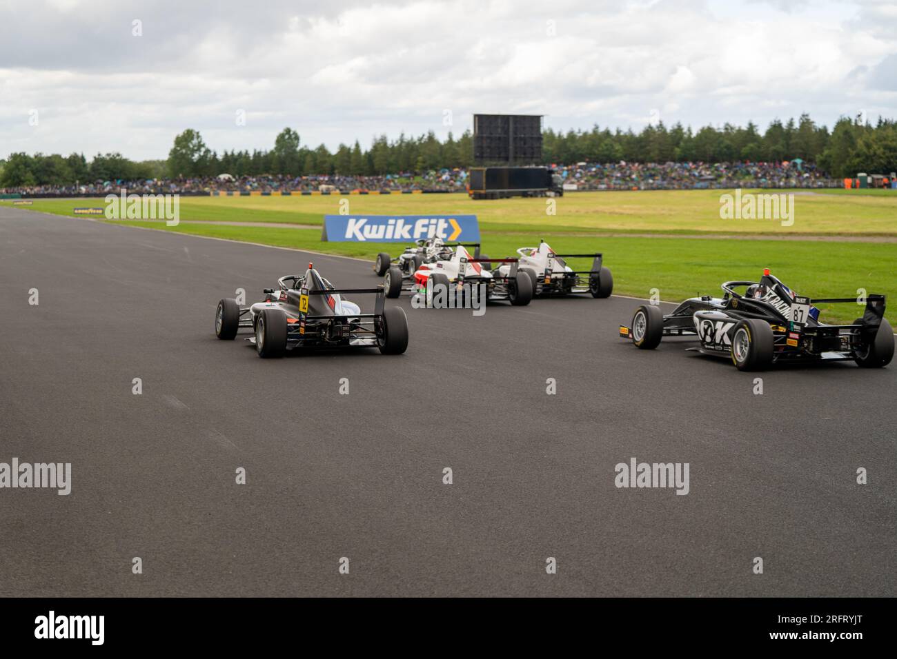 Lights Out For The British Formula 4 Championship Croft Stock Photo - Alamy