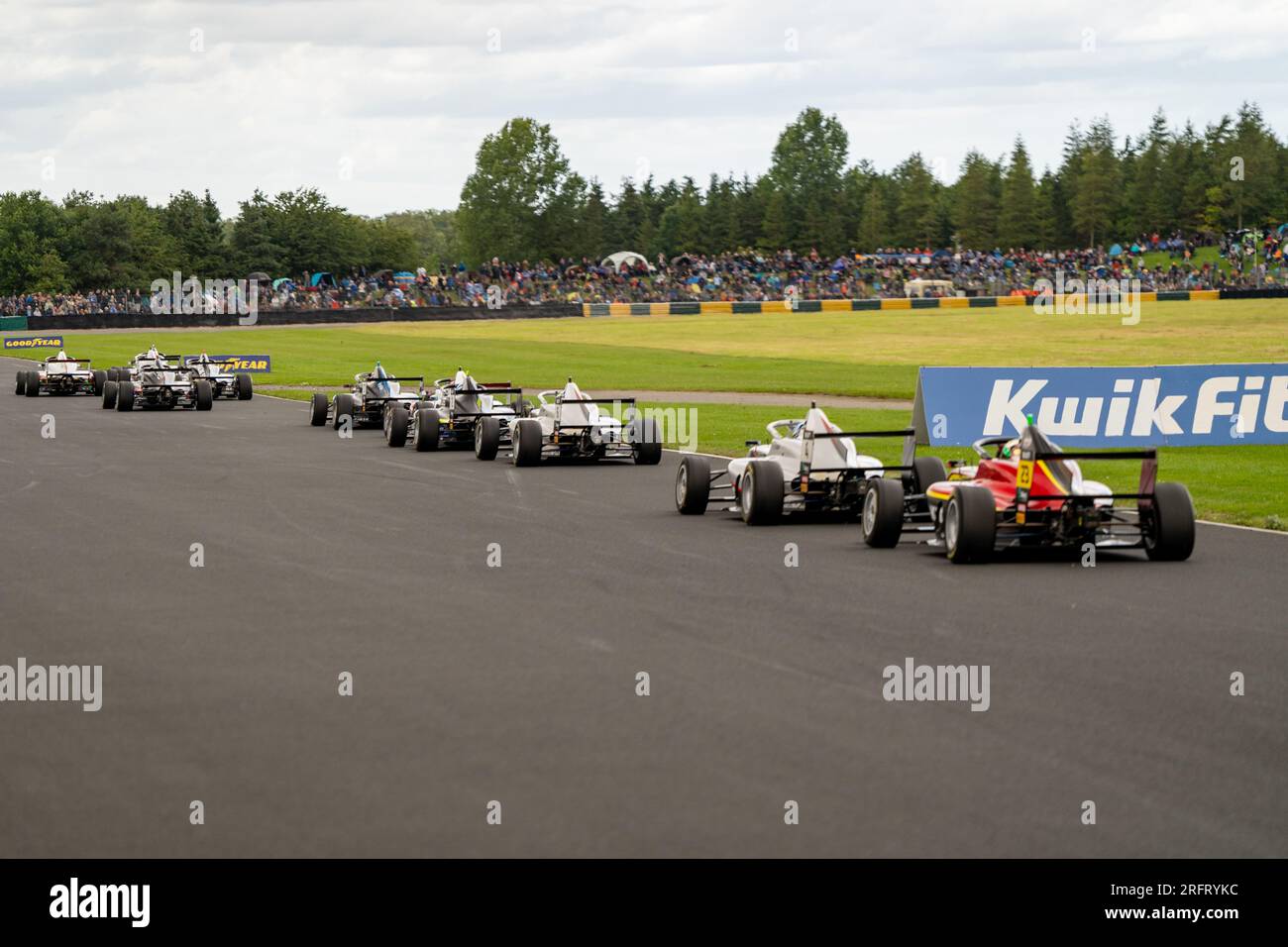 Lights Out For The British Formula 4 Championship Croft Stock Photo - Alamy