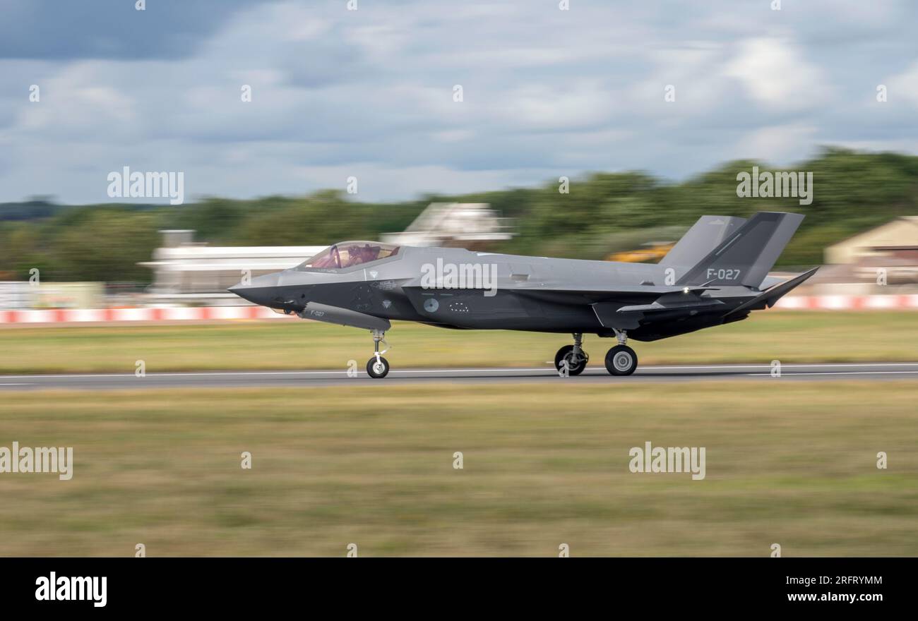 Royal Netherlands Air Force F-35A Lightning II arrival at the Royal ... Royal Netherlands Air Force F-35A Lightning II arrival at the Royal ...