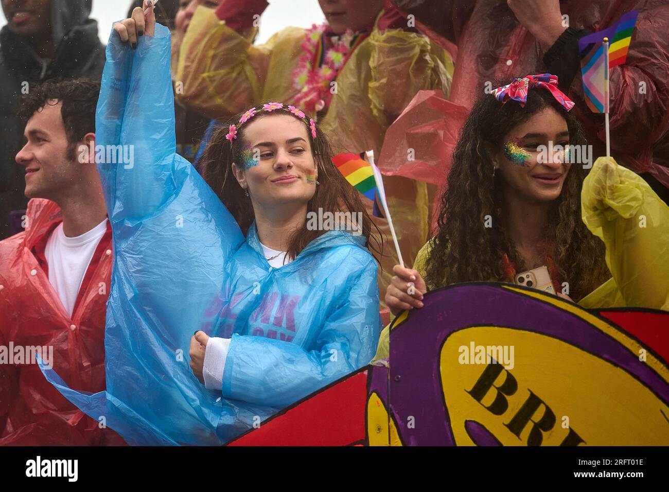Brighton pride seafront hi-res stock photography and images - Alamy