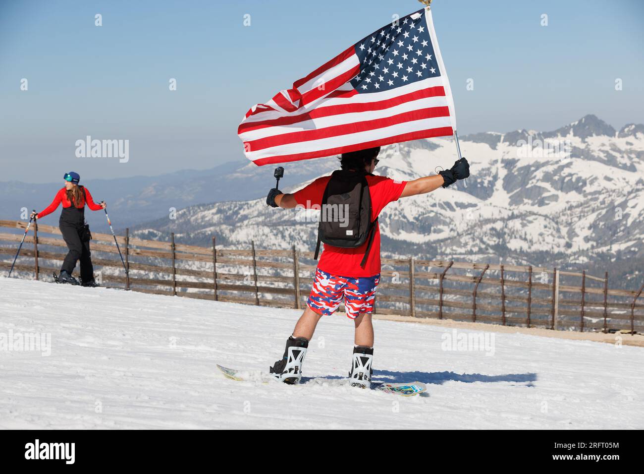 American flag top hi-res stock photography and images - Alamy